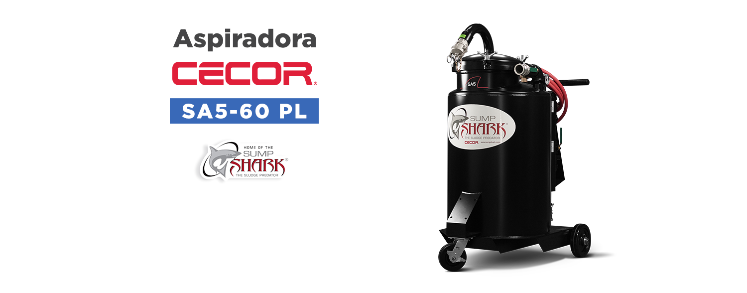 Sump Shark SA5-60PL: La Aspiradora Industrial que reduce en un 90% el ...